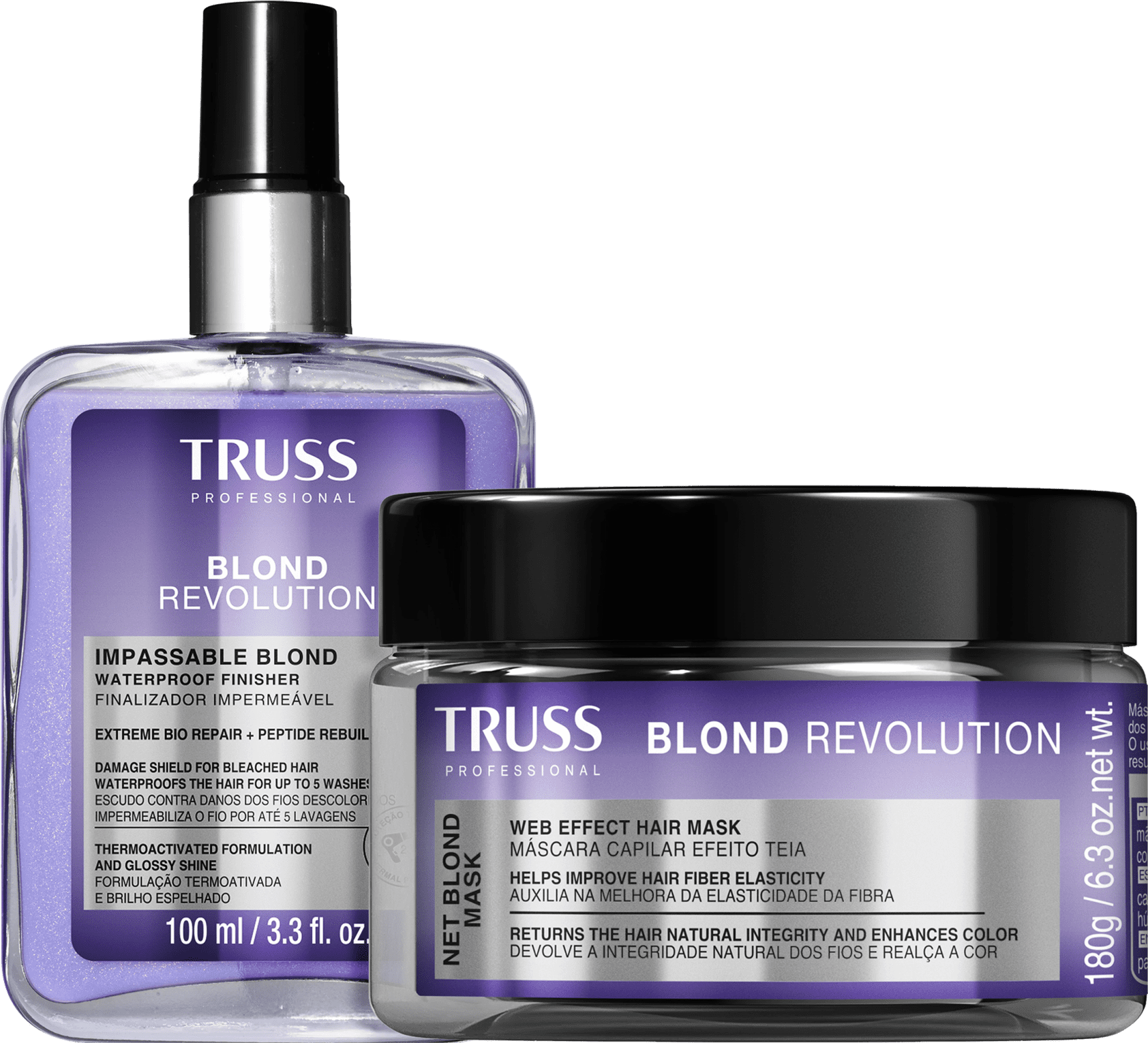Kit TRUSS Blond Revolution Duo Impassable | Beleza na Web