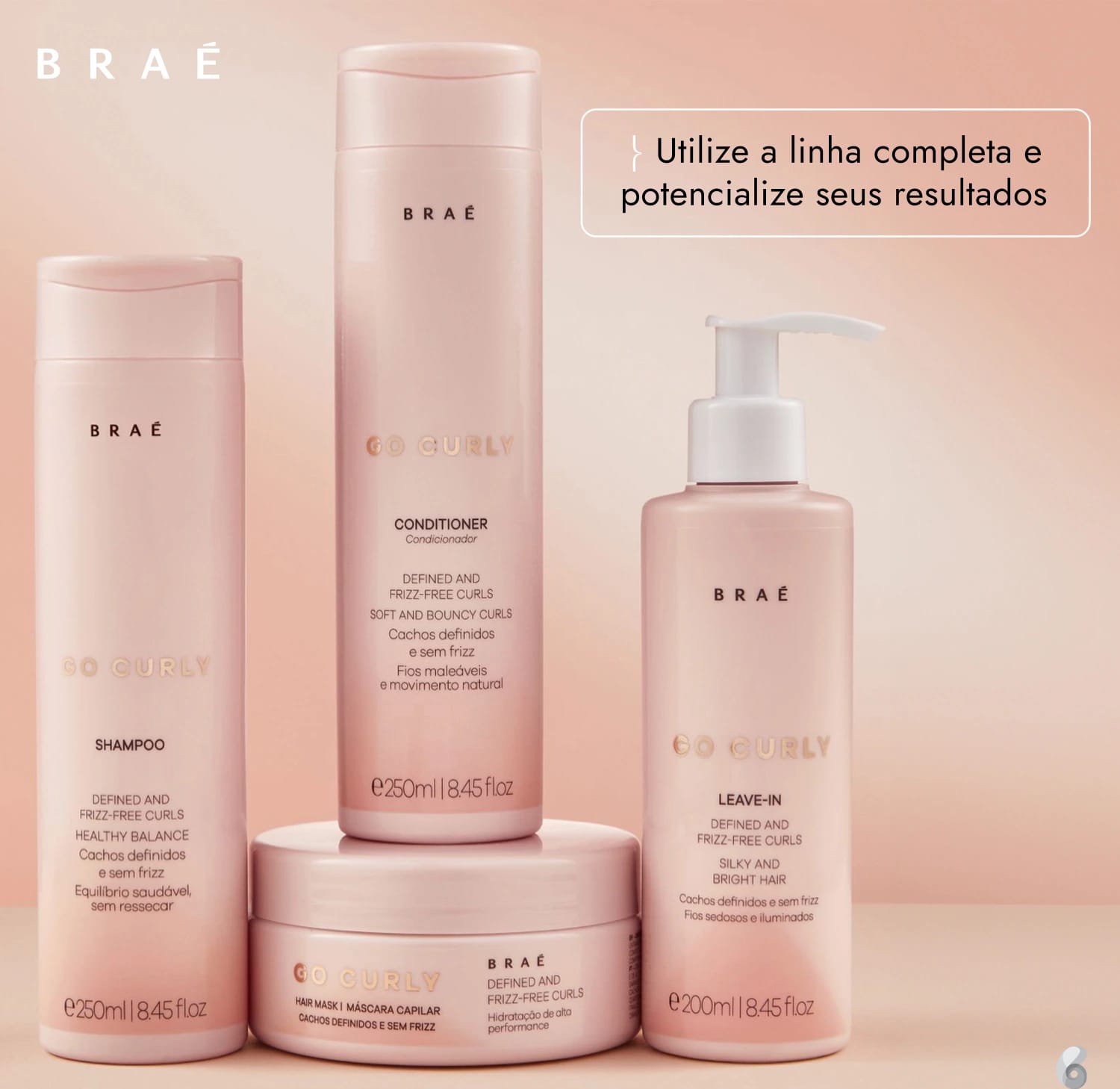 Kit Braé Go Curly + Hair Protein | Beleza na Web
