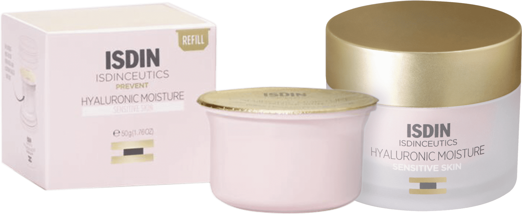 Kit ISDIN ISDINCEUTICS Hyaluronic Moisture Sensitive Skin + Refil ...