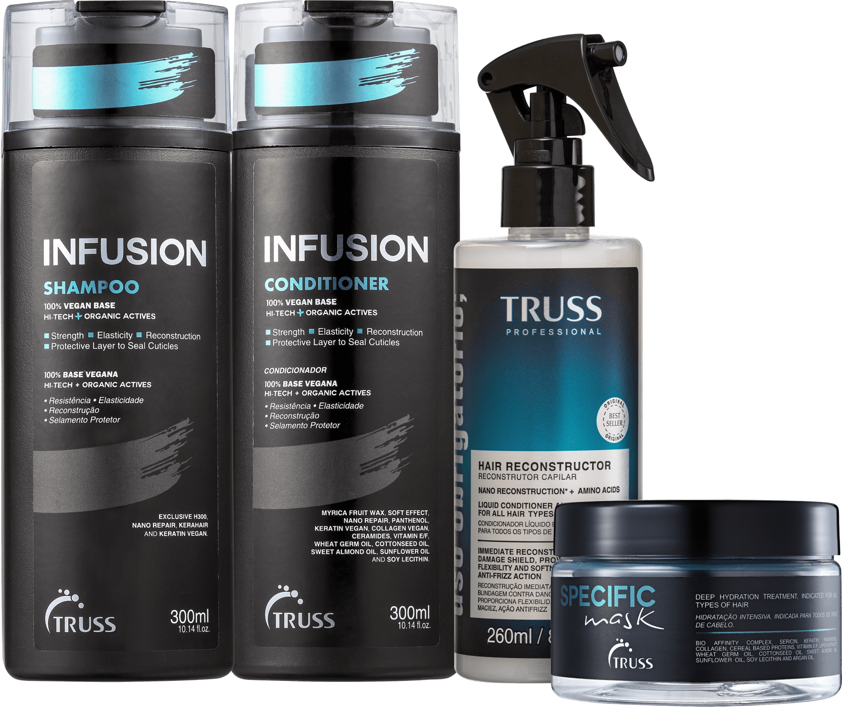 Kit TRUSS Infusion + Uso Obrigatório + Specific Mask | Beleza Na Web ...