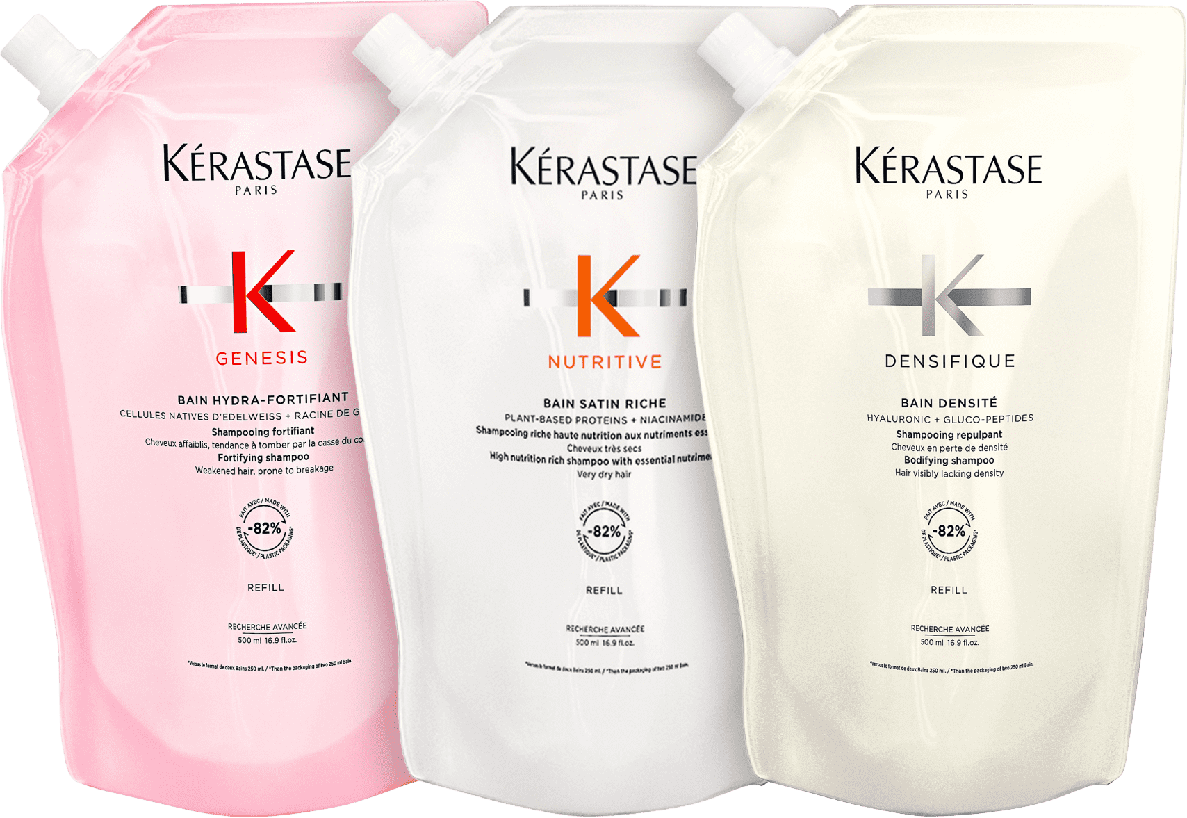 Kit Kérastase Shampoo Refil Trio | Beleza na Web