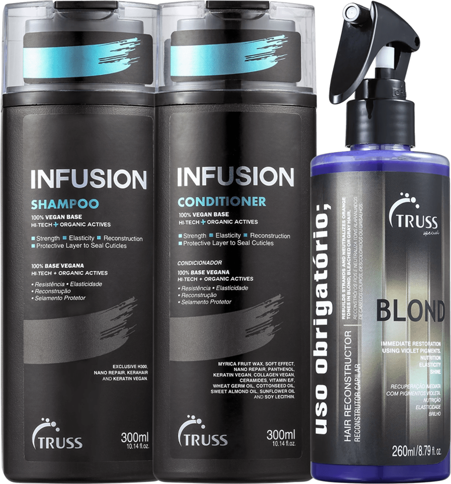 Kit TRUSS Infusion + Uso Obrigatório Blond | Beleza na Web
