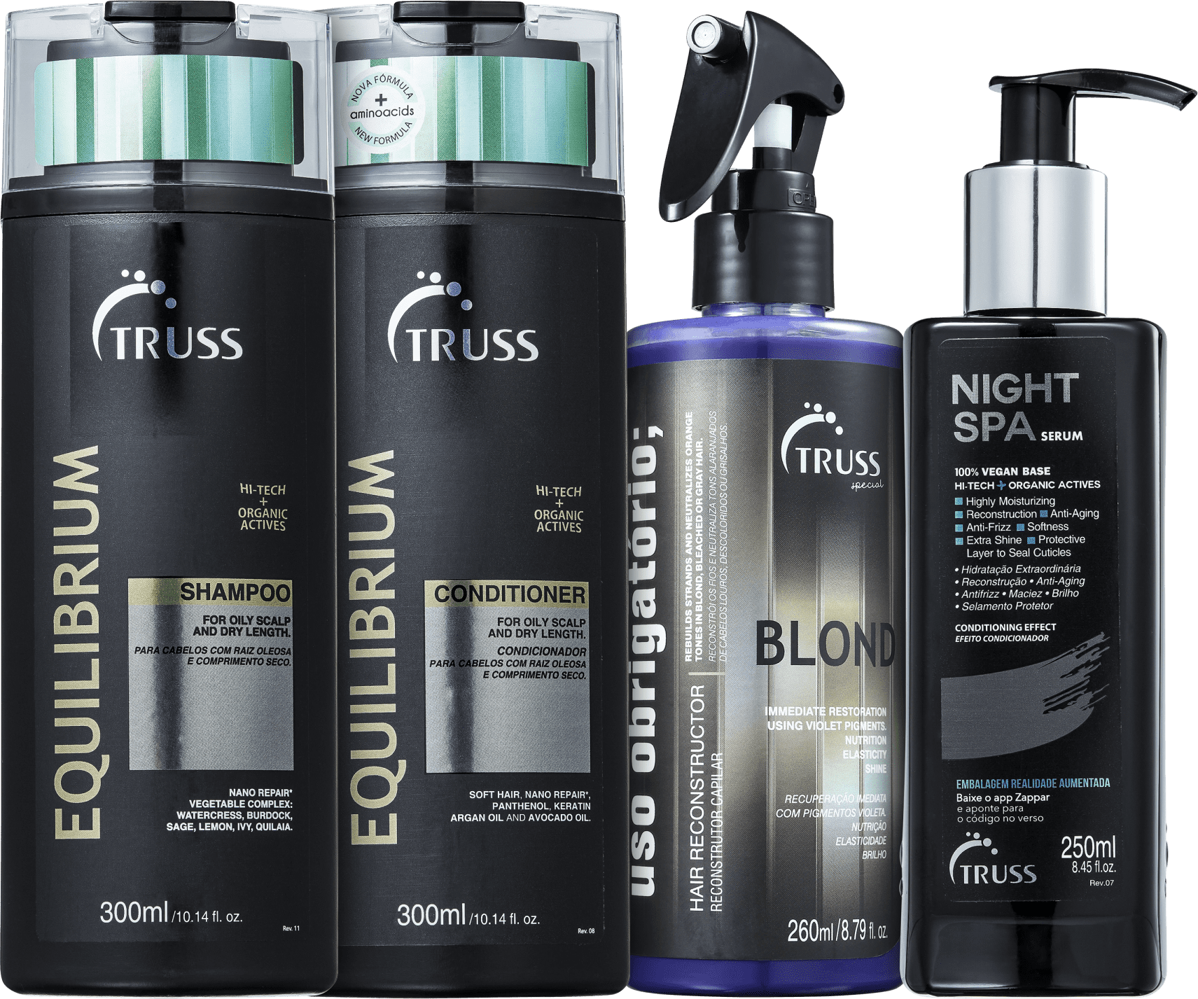 Kit TRUSS Loiro Equilibrado | Beleza na Web