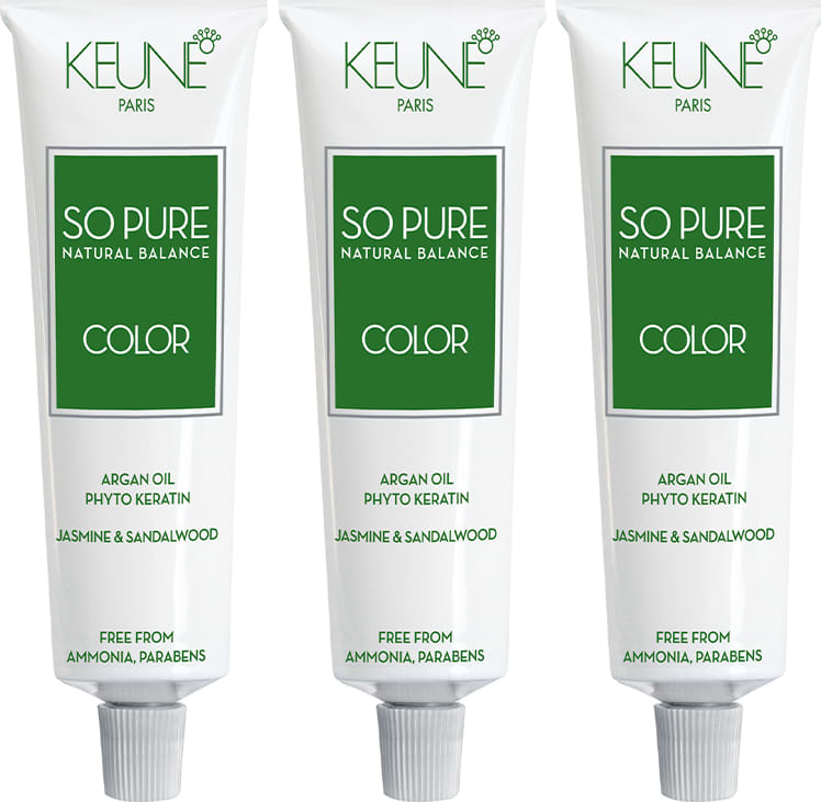 Kit Keune So Pure Color 6.1 Coloração 60ml (3 unidades)