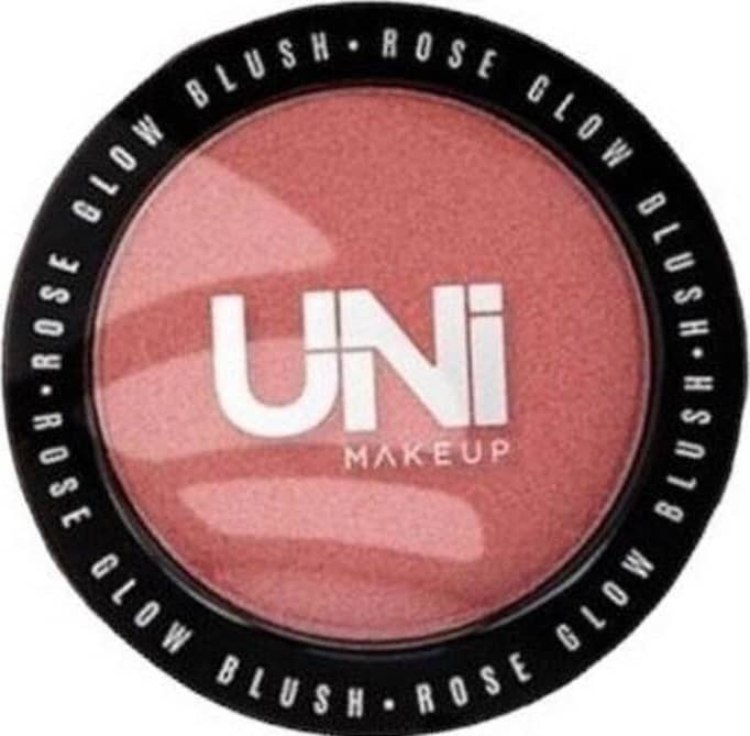 Uni Makeup Rose Glow Blush Maquiagem C01 - 6g