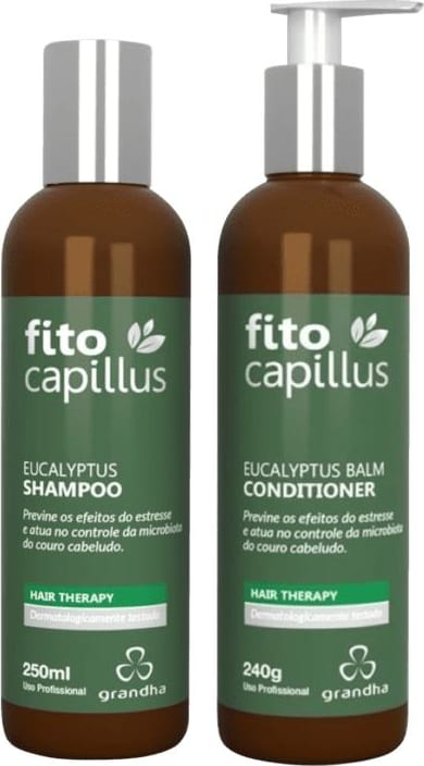 Grandha Fito Capillus Eucalyptus Kit Shampoo 250ml Condicionador 240g