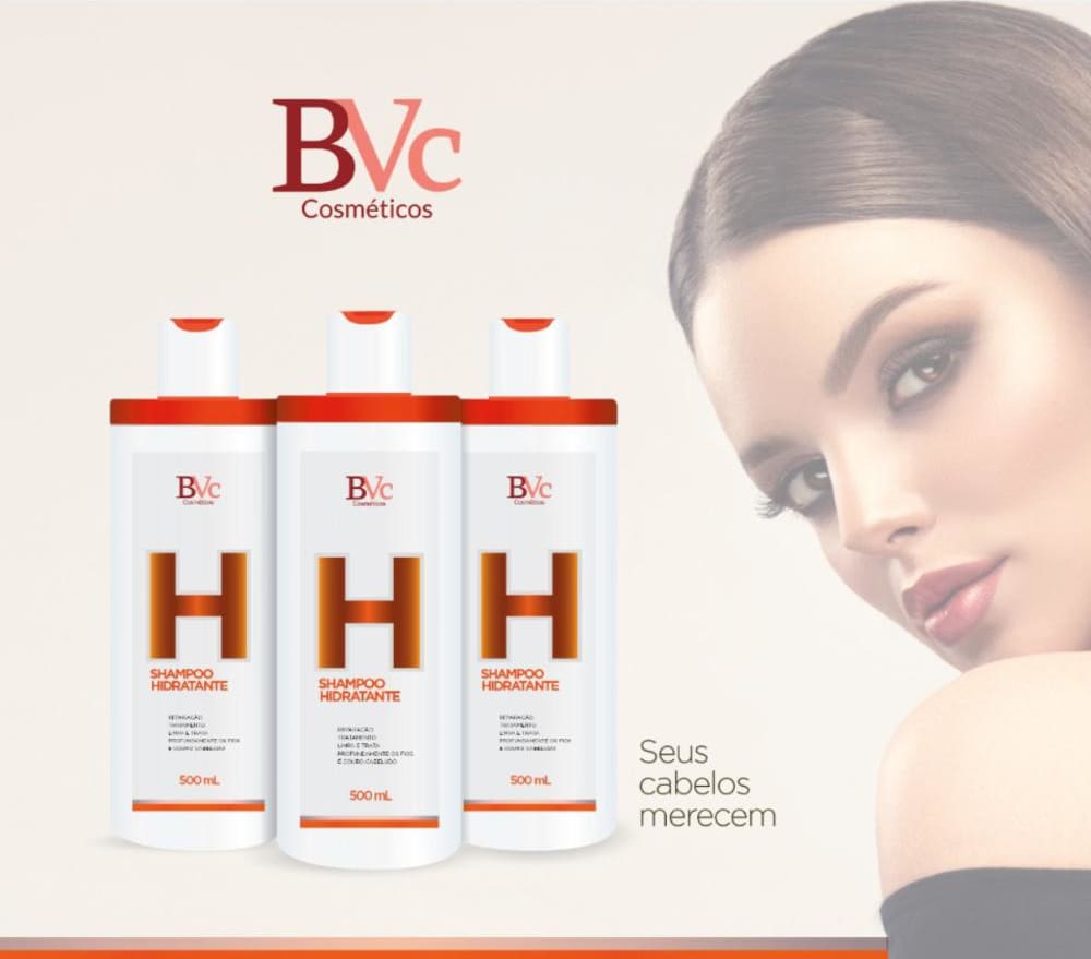BVc Cosméticos H Shampoo Hidratante | Beleza na Web