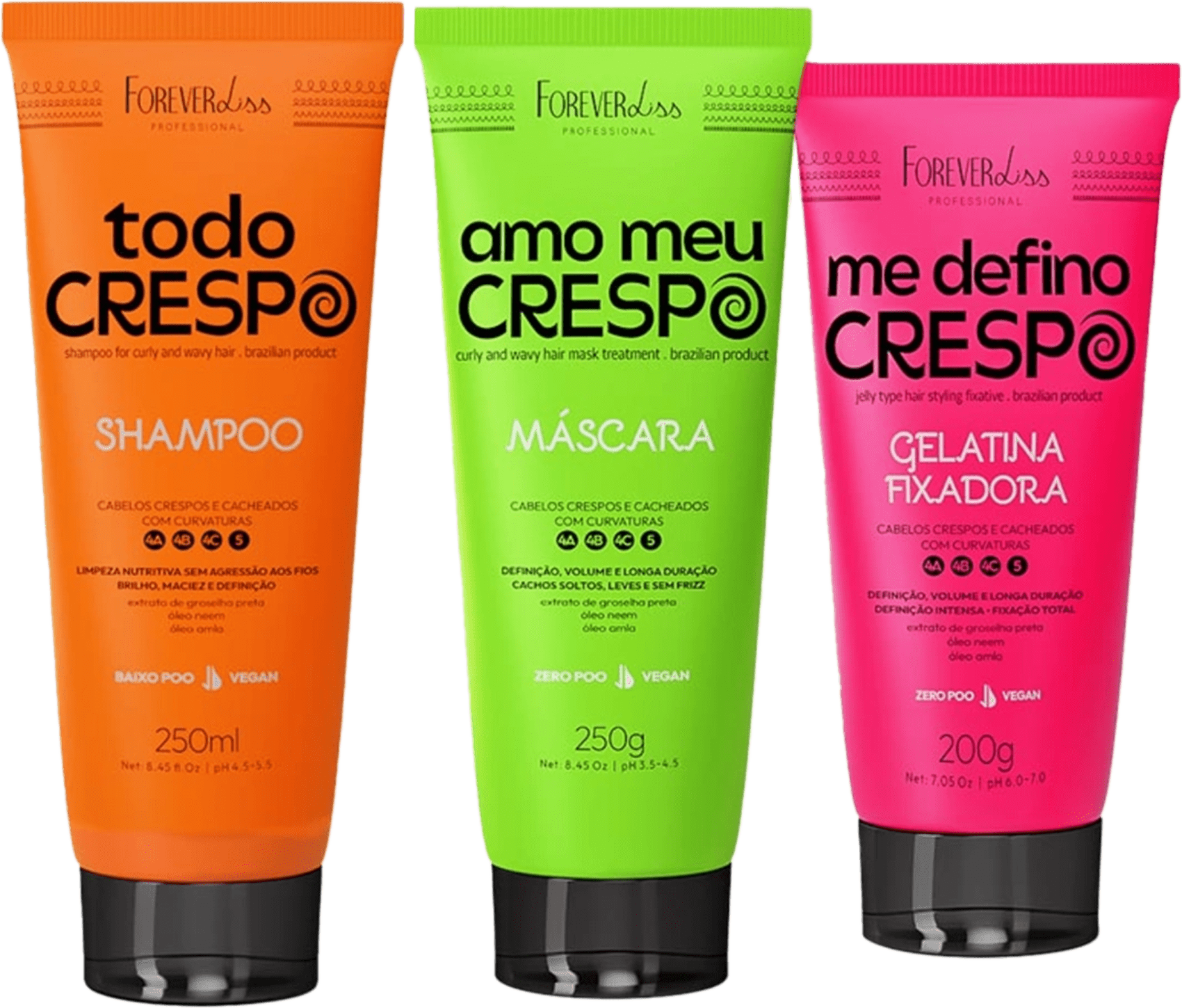 Kit Forever Liss Professional Todo Crespo Trio | Beleza Na Web