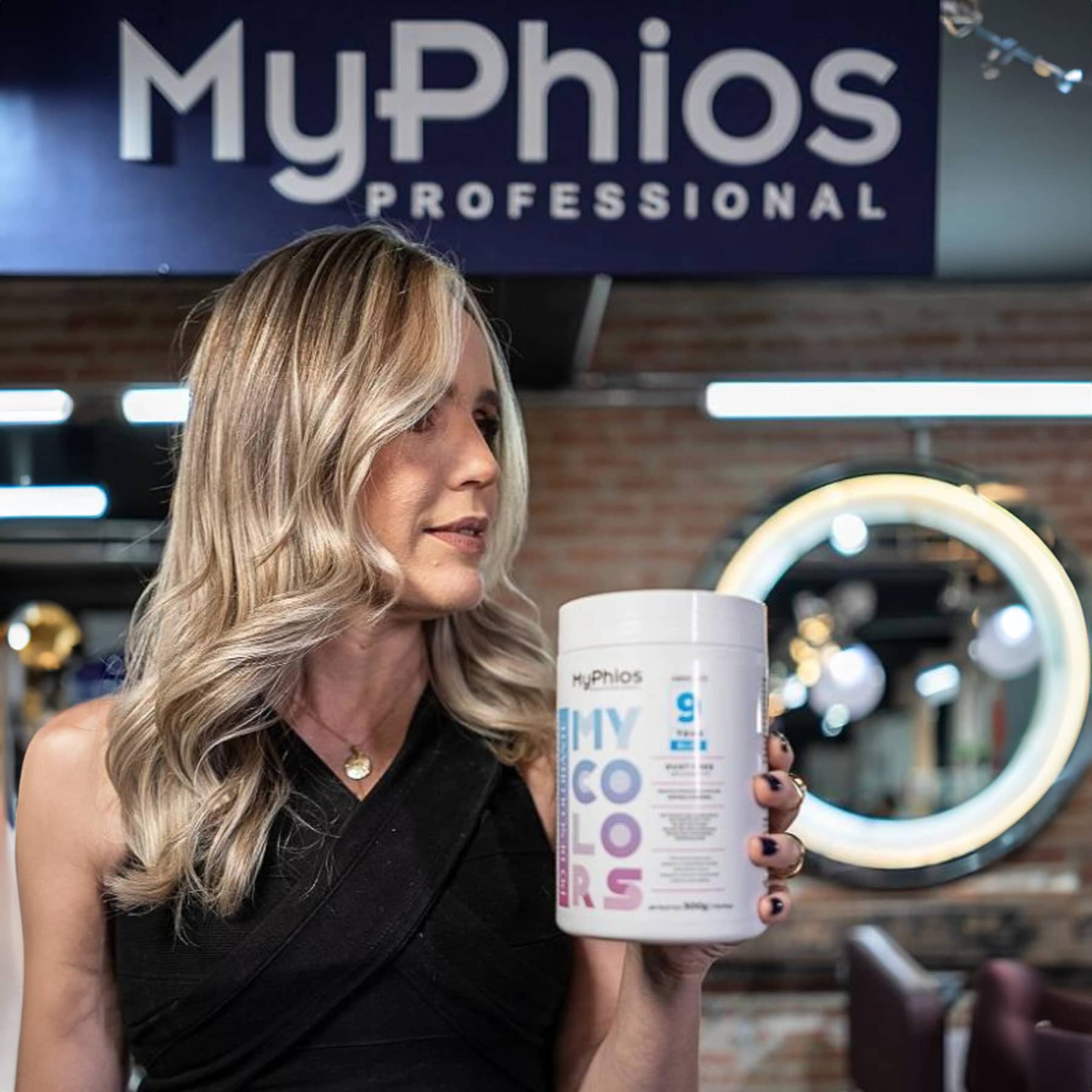 Kit OX 20 Volumes + Pó Descolorante MyColors MyPhios Professional