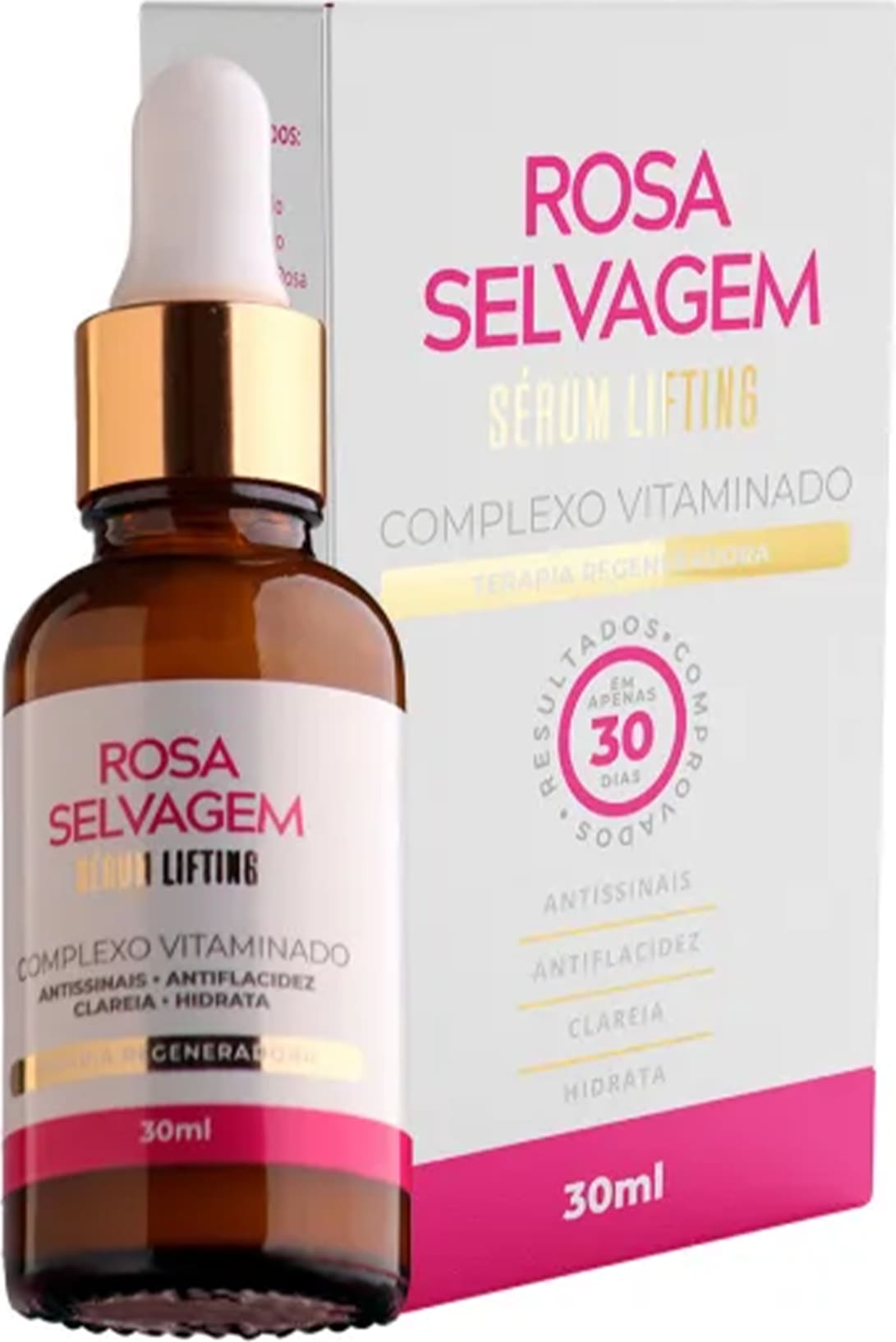 Sérum Facial Rosa Selvagem | Beleza Na Web