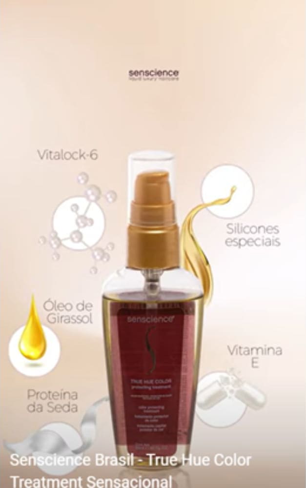 Senscience True Hue Color Protecting Tratamento Óleo 55ml