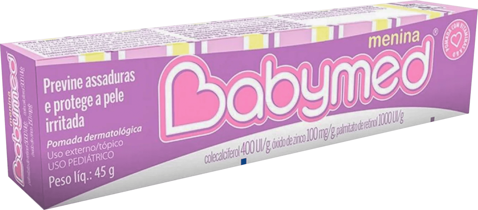 Pomada para Assadura Cimed Babymed Menina Rosa | Beleza na Web