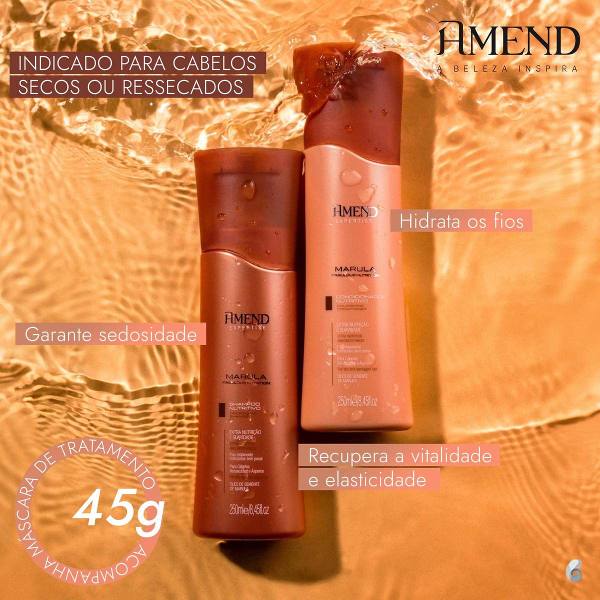 Kit Amend Expertise Marula Fabulous Nutrition | Beleza na Web