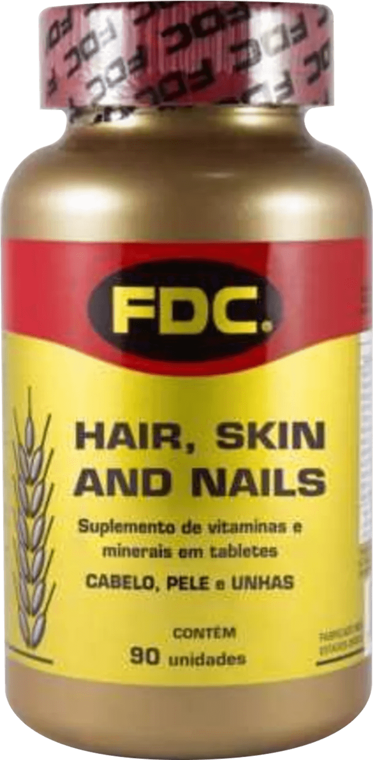 Suplemento Polivitamínico FDC Vitaminas Hair, Skin and Nails | Beleza ...