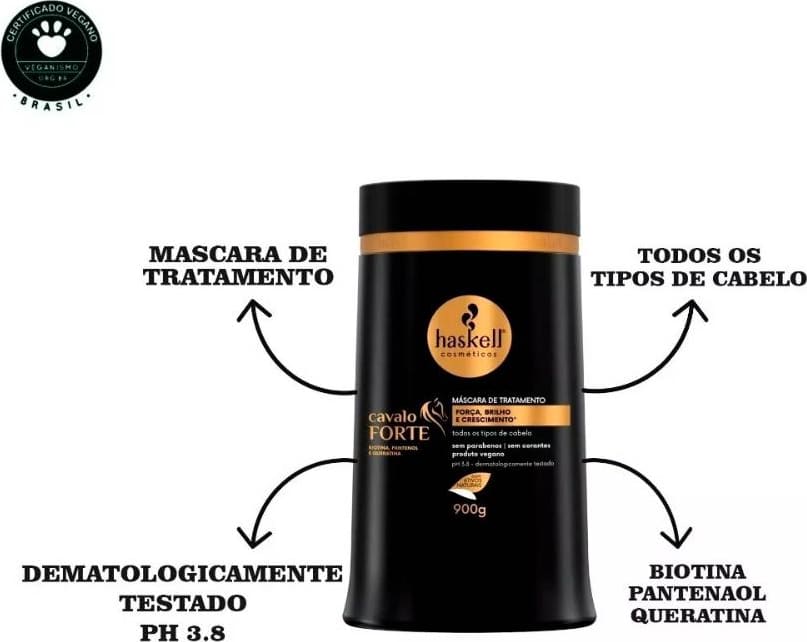 Kit Haskell Cavalo Forte Duplo Cuidado | Beleza na Web