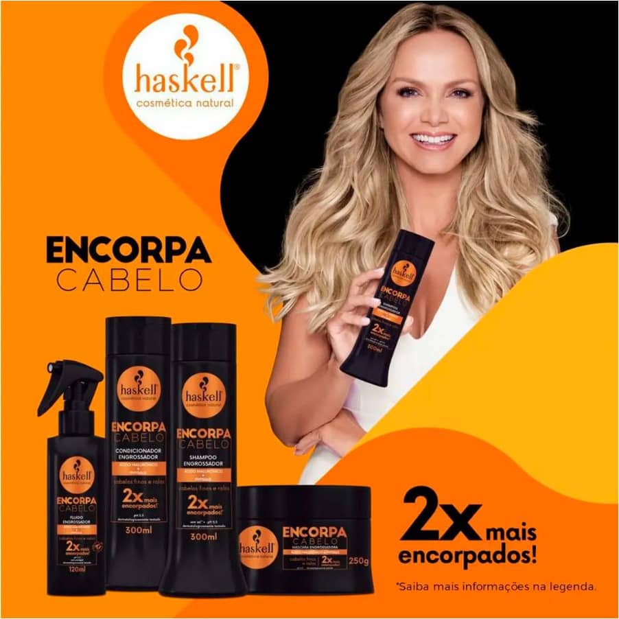 Kit Haskell Encorpa Cabelo Duplo Tratamento | Beleza na Web