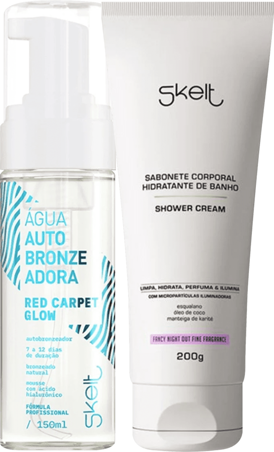 Kit Skelt Red Carpet Glow Shower Água (2 produtos)