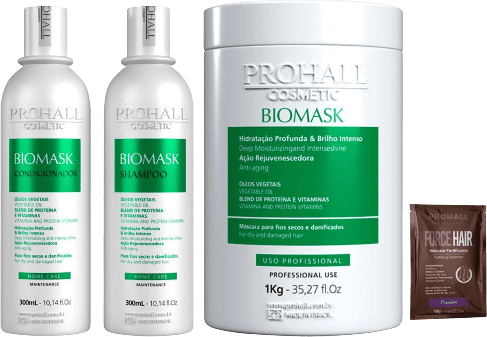 Kit Prohall Cosmetic Biomask | Beleza na Web