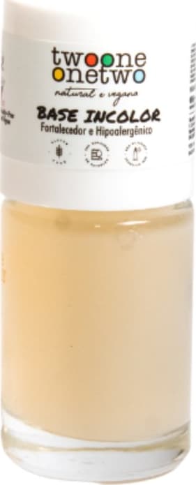 Twoone Onetwo Base Incolor (891) - Esmalte Hipoalergênico Tratamento 10ml