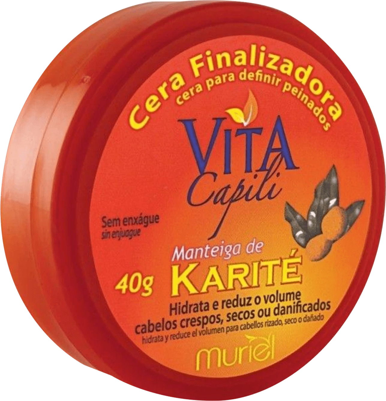 CERA FINALIZADORA MURIEL VITA CAPILI 40GR MANTEIGA KARITE
