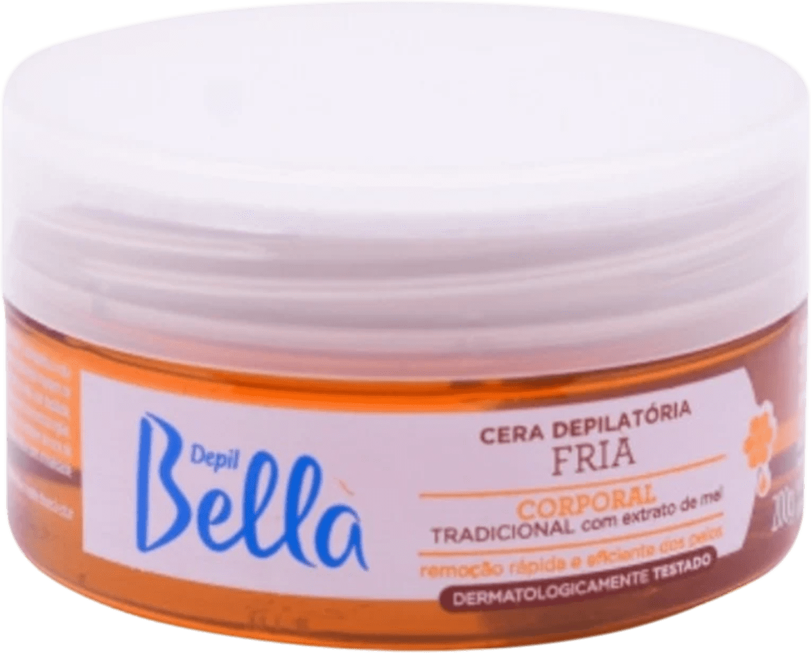 Cera Fria Depilatória Depil Bella Tradicional 200gr Pote
