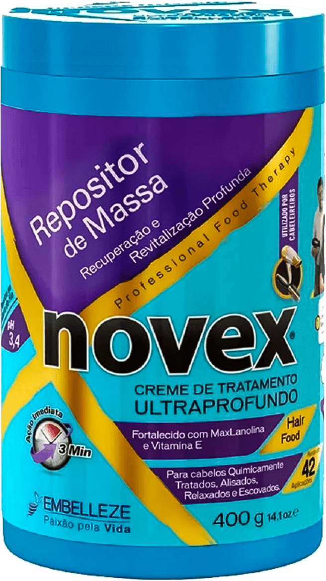 Máscara De Tratamento Novex Repositor De Massa 400g