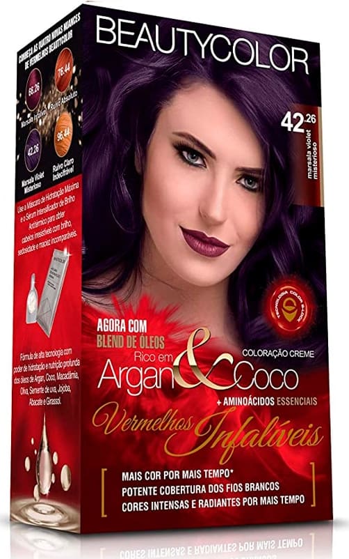 Tintura Beauty Color 42.26 Marsala Violeta Misterioso