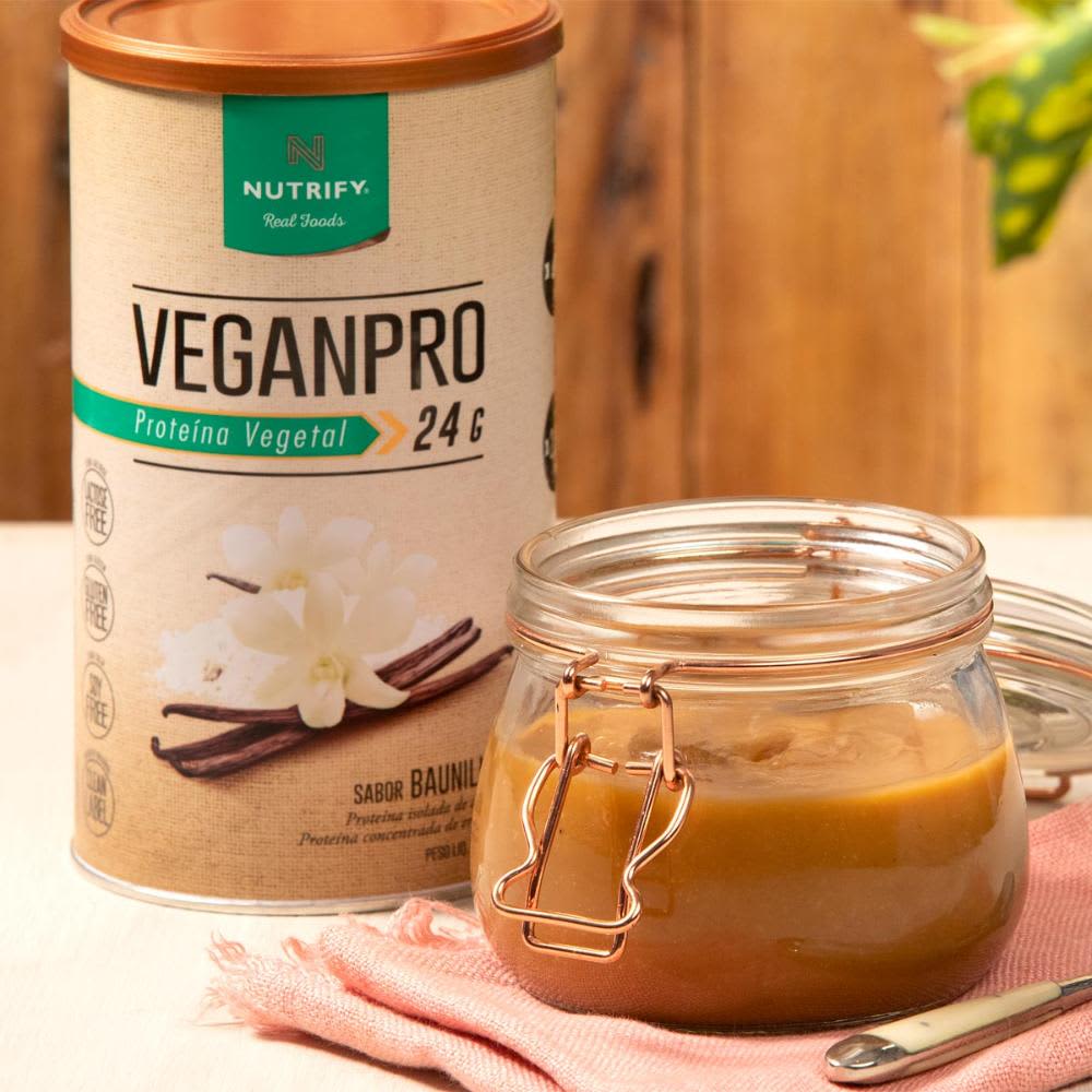 Nutrify VeganPro Proteína Vegetal 24g Baunilha Suplemento Alimentar em Pó | Beleza na Web