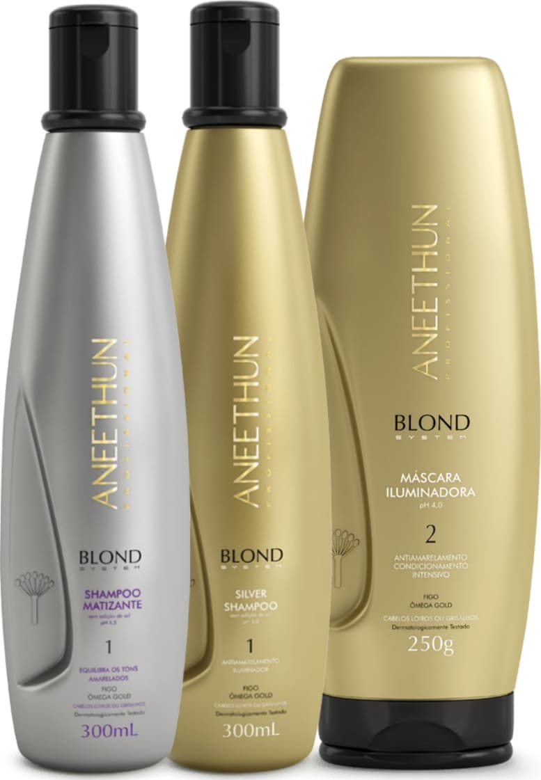 Kit Aneethun Blond System Silver Ilumin | Beleza na Web