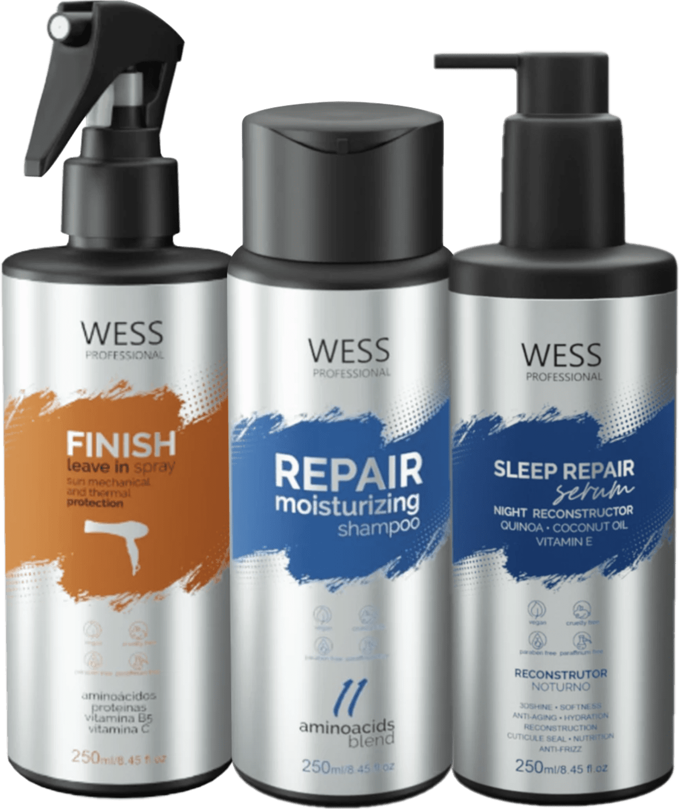 Kit Wess Professional Repair Finish | Beleza Na Web