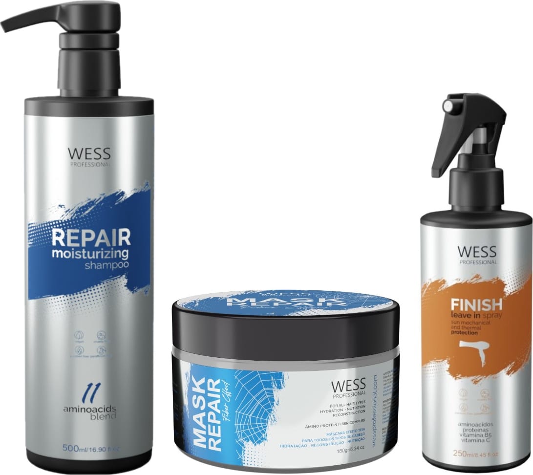 Kit Wess Professional Trio Reparador | Beleza Na Web