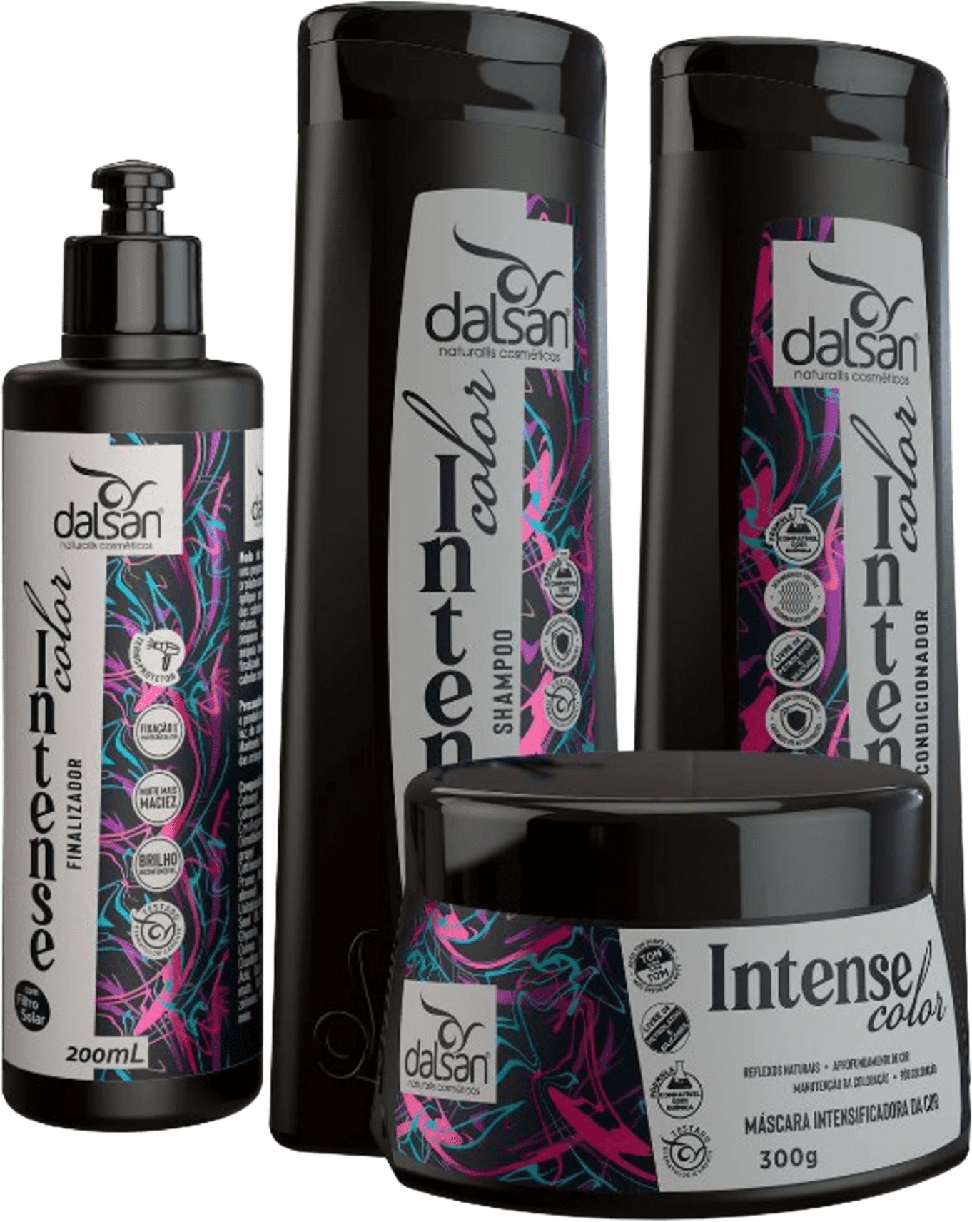 Kit Dalsan Cosméticos Intense Color (4 Produtos)