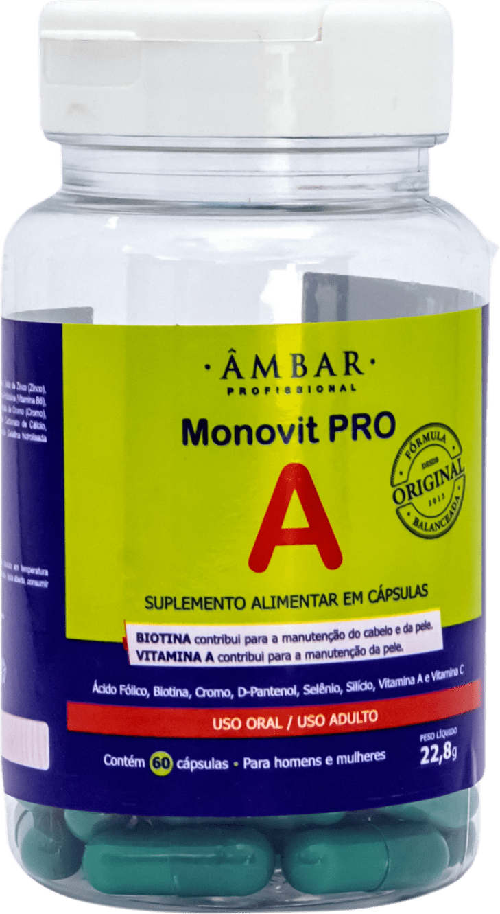 Kit Âmbar Profissional Monovit Pro A | Beleza na Web