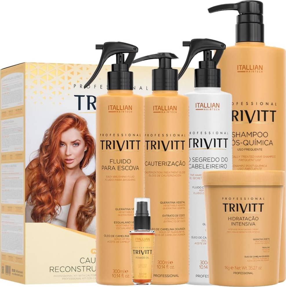 Kit Profissional Trivitt de 6 produtos para Reconstrução, Cauterização ...