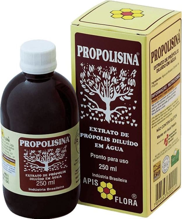 Apis Flora Propolisina Extrato de Própolis Diluído Em Água 250ml