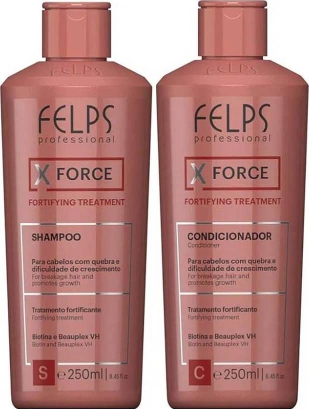 Felps XForce Shampoo e Condicionador Crescimento Capilar 2x250ml