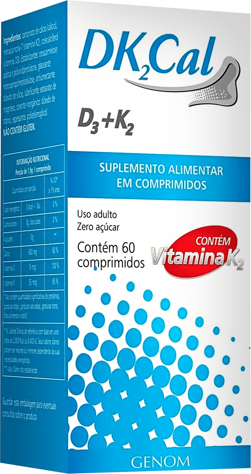 DK2CAL CALCIO 600MG +D3+K2 60CPR GENOM
