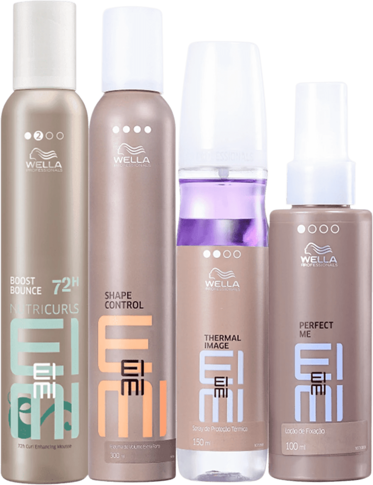 Kit Wella Professionals EIMI Shape Control Thermal Perfect Boost Bounce ...
