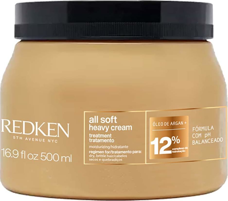 Redken All Soft Heavy Cream Máscara Capilar 500ml