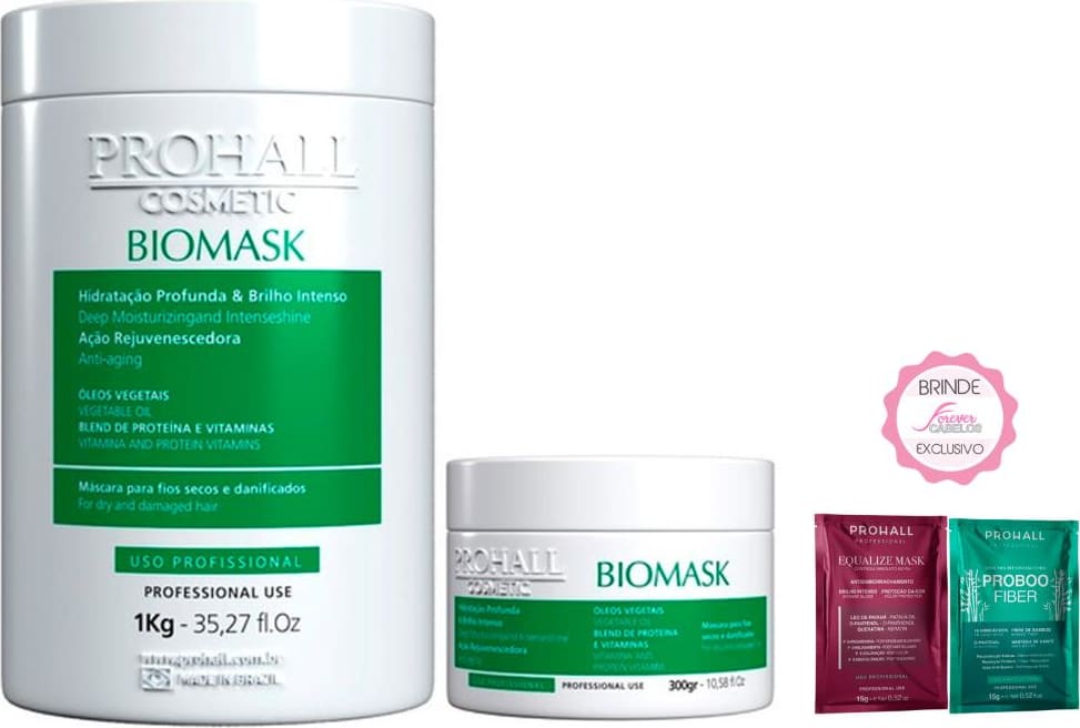 Prohall Kit Biomask 300g + Biomask 1 Kg