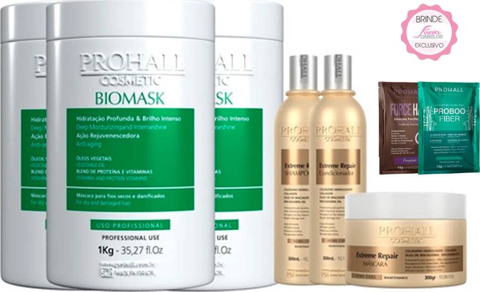 Prohall 3 Biomask 1kg + 1 Kit Extreme Repair
