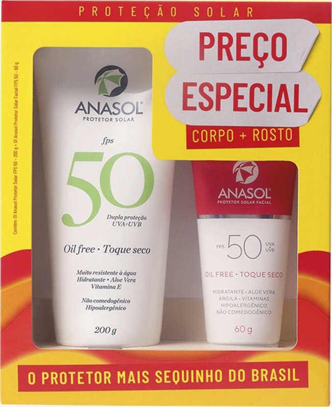 Kit Anasol Proteção Solar Duo | Beleza na Web