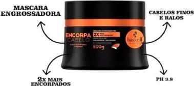 Kit Encorpa Cabelo Shampoo 300ml+máscara 300g +mini máscara