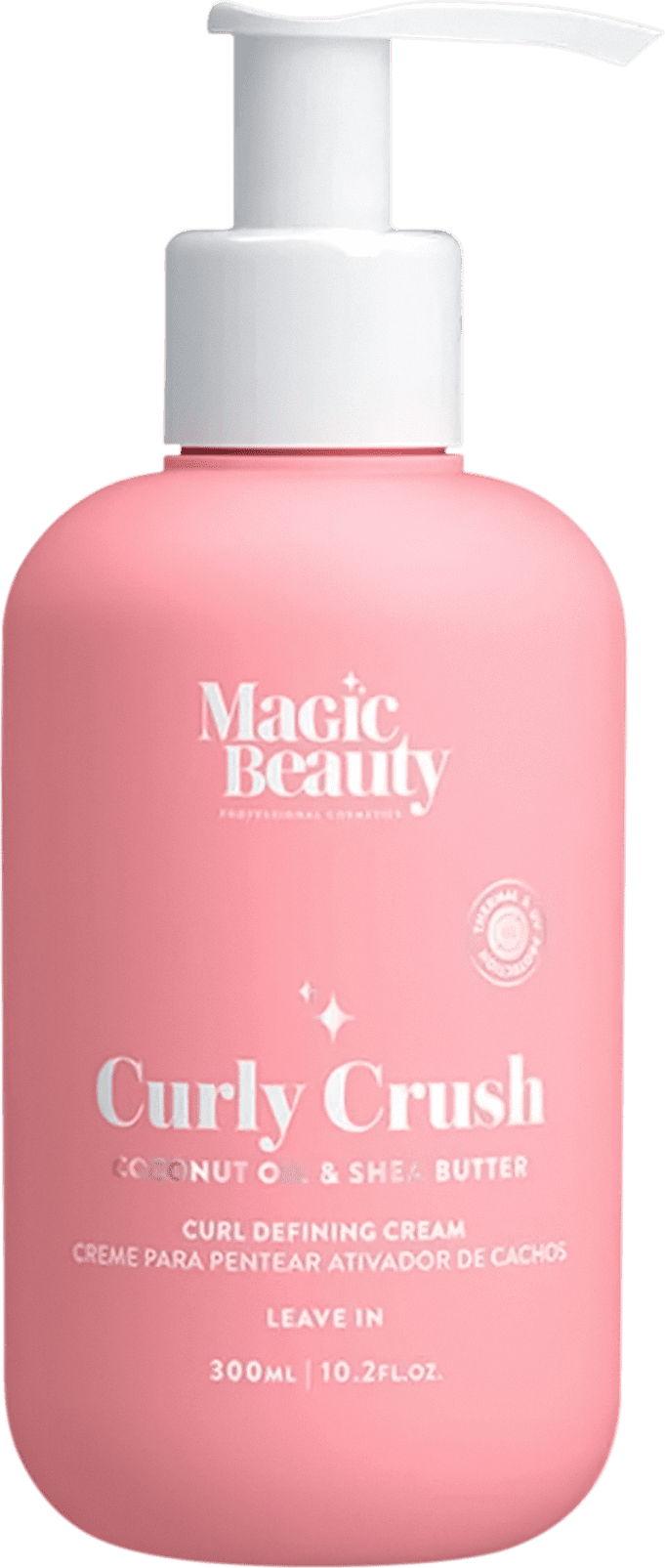 Creme para Pentear e Ativador de Cachos Magic Beauty Curly Crush 300ml | Beleza na Web