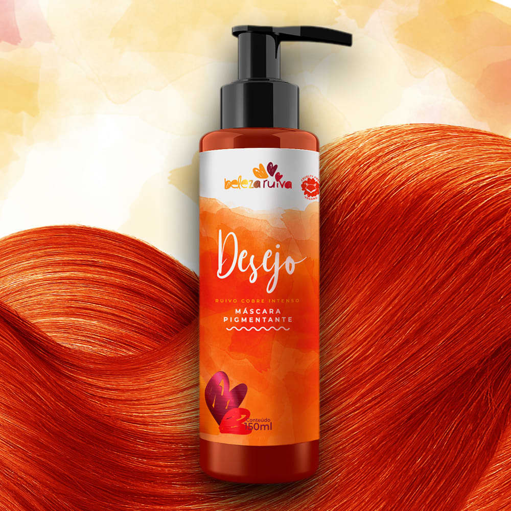 Kit Beleza Ruiva Tonalizante Alegria, Desejo e Diluidor Amor - 150ml