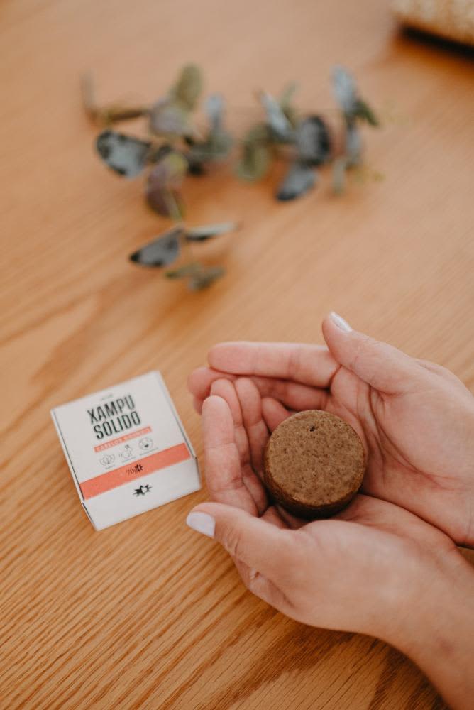 Shampoo Sólido Natural para Cabelos Normais e Secos