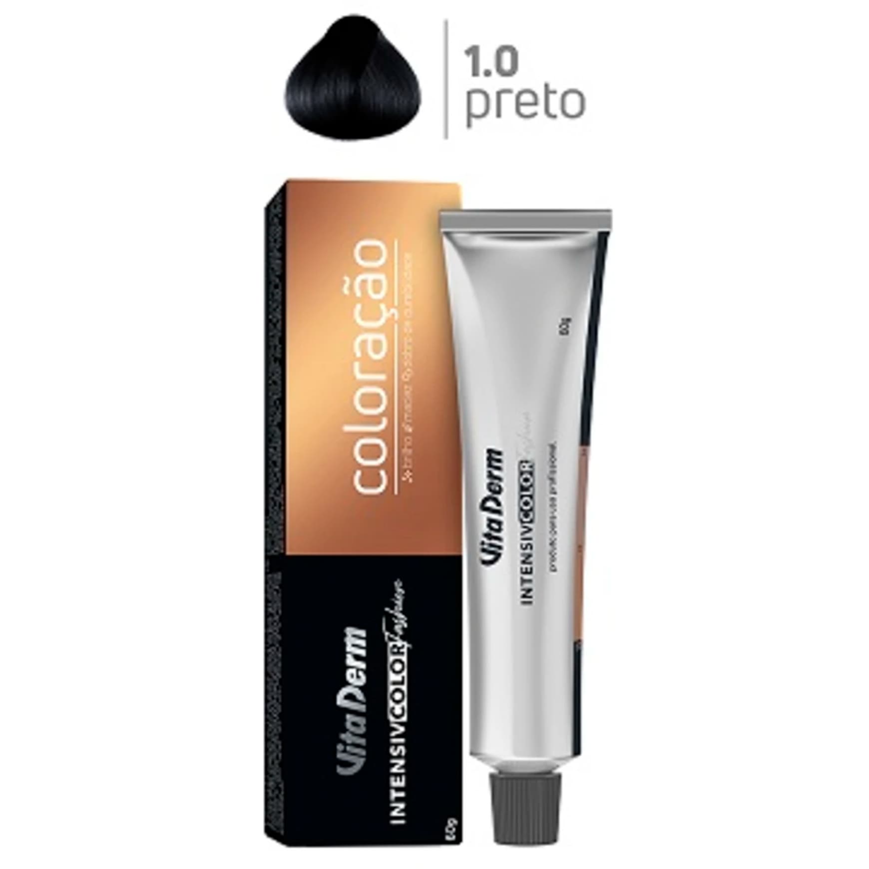 Kit Vita Derm Intensiv Color Coloração 1.0 Preto | Beleza na Web
