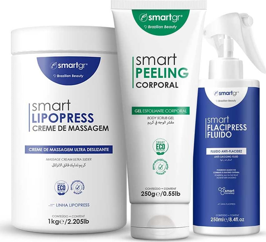 Kit Smart Gr Lipopress + Peeling + Flacipress | Beleza na Web