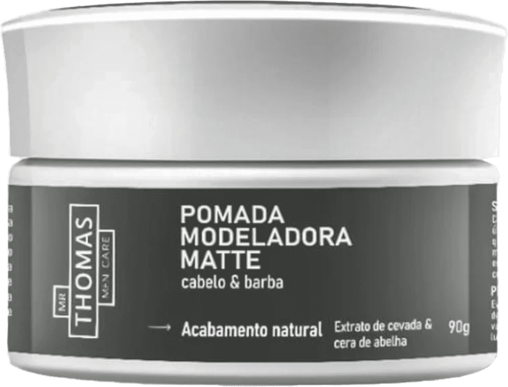 Pomada Modeladora Labotrat Mr. Thomas Men Care Cabelo & Barba Matte ...