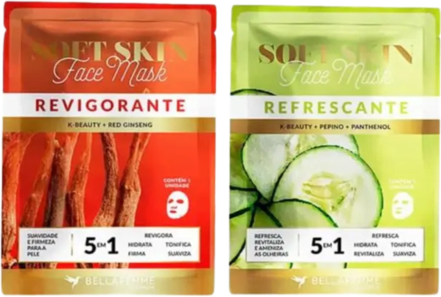 Kit Bella Femme Refrescante e Revigorante Sachê Duo | Beleza na Web